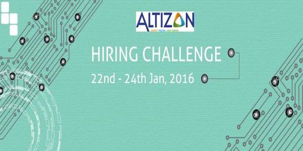 Altizon Hiring Challenge