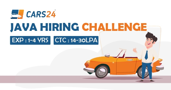 Cars24 Java Hiring Challenge