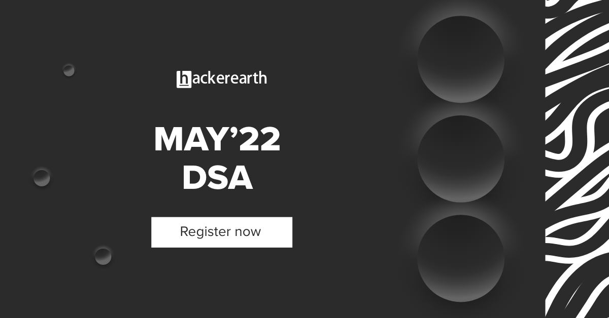 Dsa Coding Contest May 23
