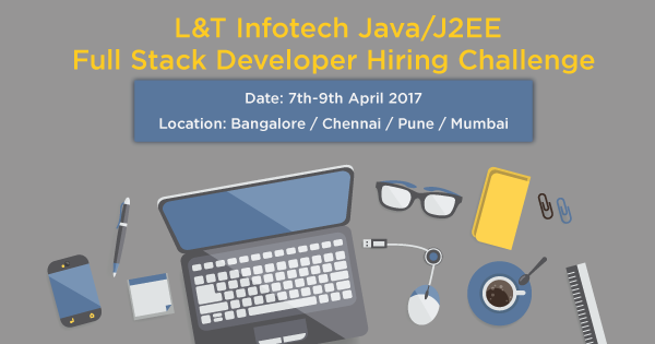 L&T Infotech Java/J2EE Full Stack Developer Hiring Challenge