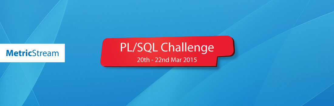 MetricStream PL/SQL Hiring Challenge