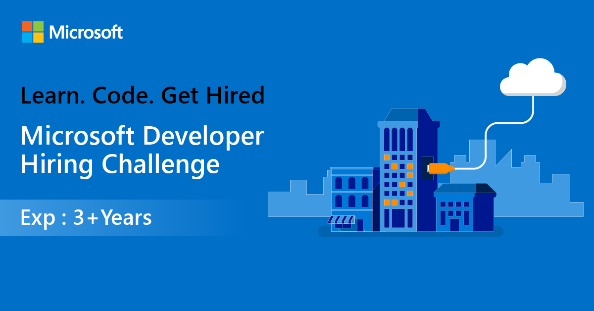 Microsoft Developer hiring challenge