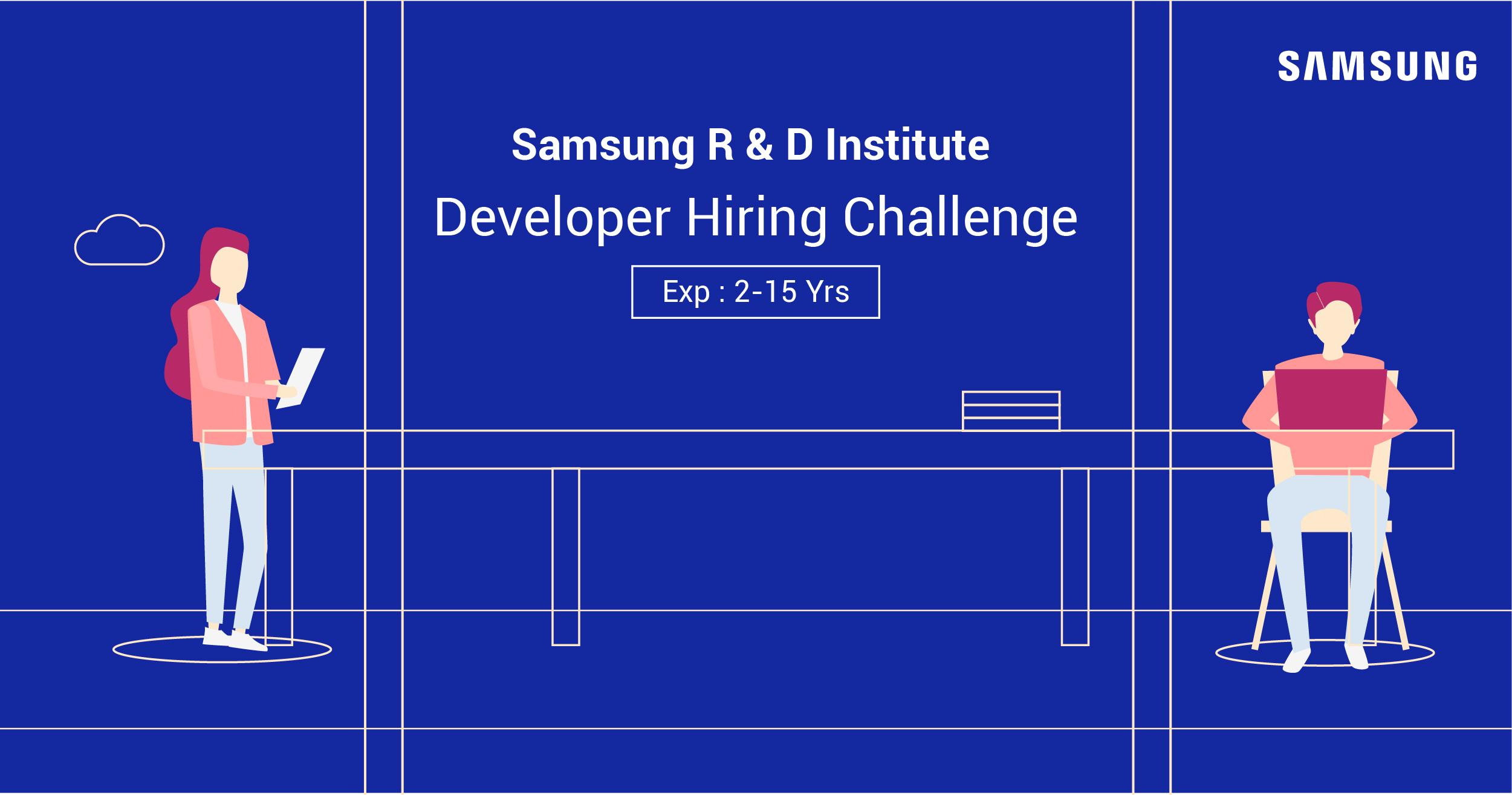 Samsung R & D Institute Hiring Challenge